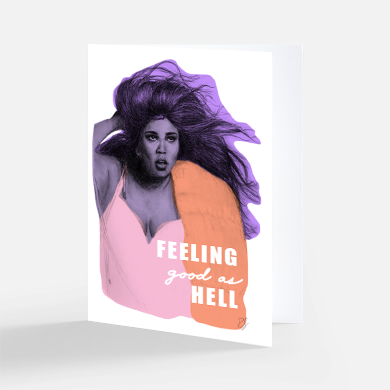 'Pop Lizzo' Card – Romona Sandon Art & Design